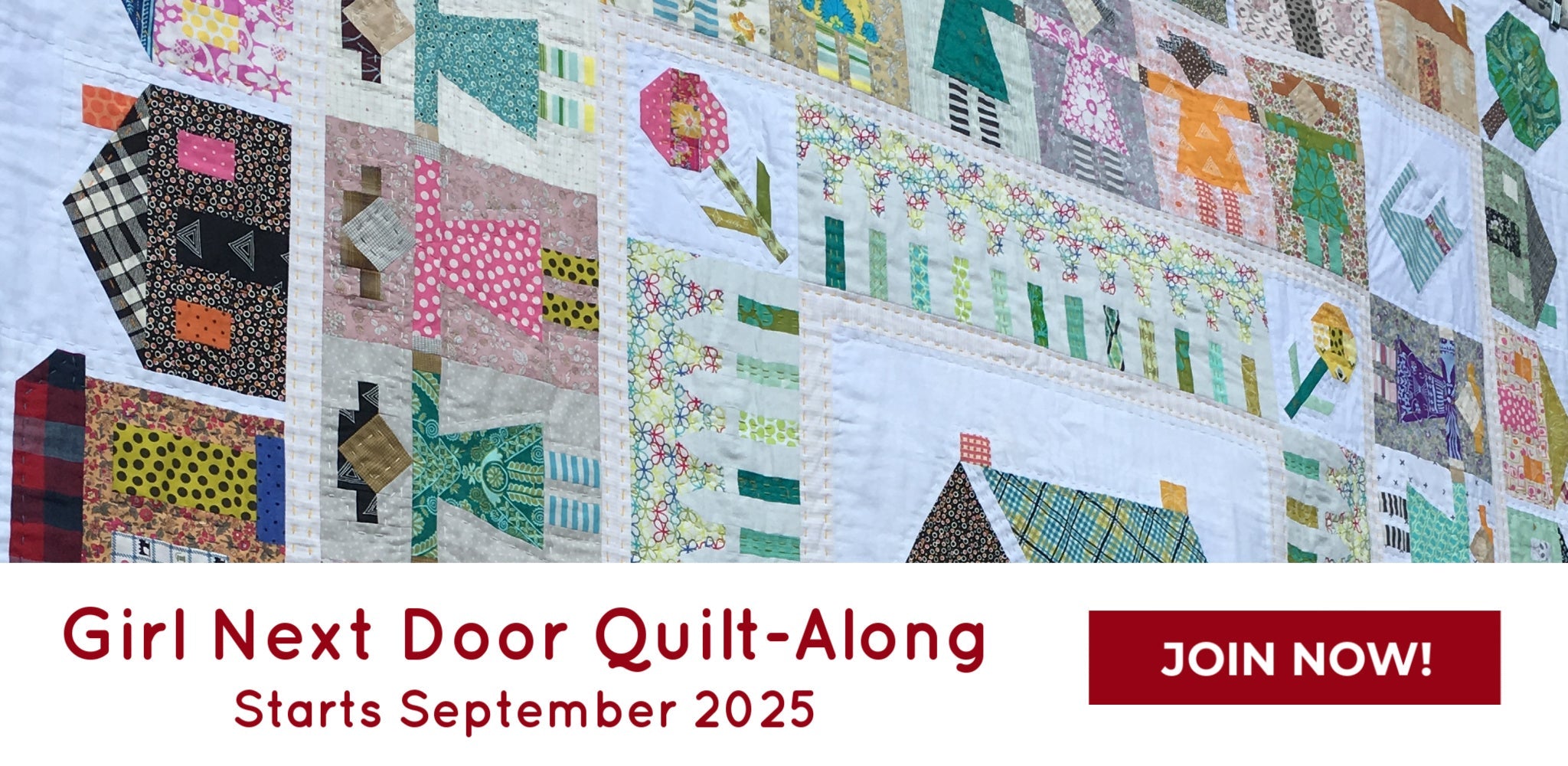 Girl Next Door Quilt Along – Red Thread Studio