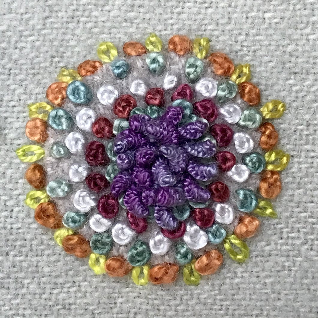 Toned-Down Circle Sampler Kit by Sue Spargo – Red Thread Studio